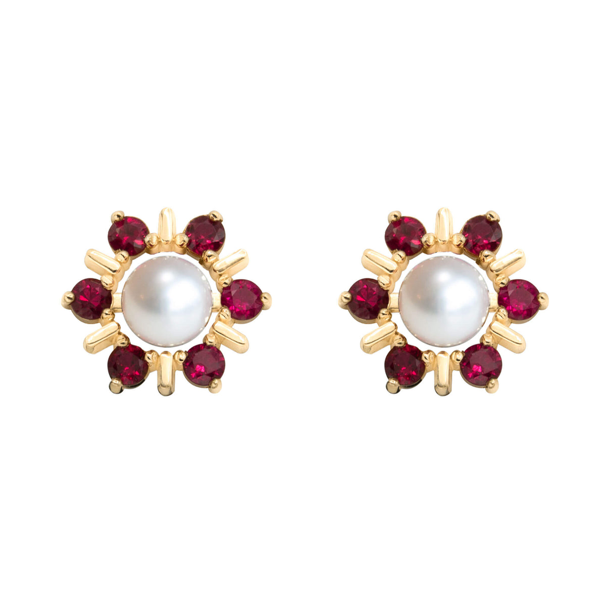 Ruby earring jackets store